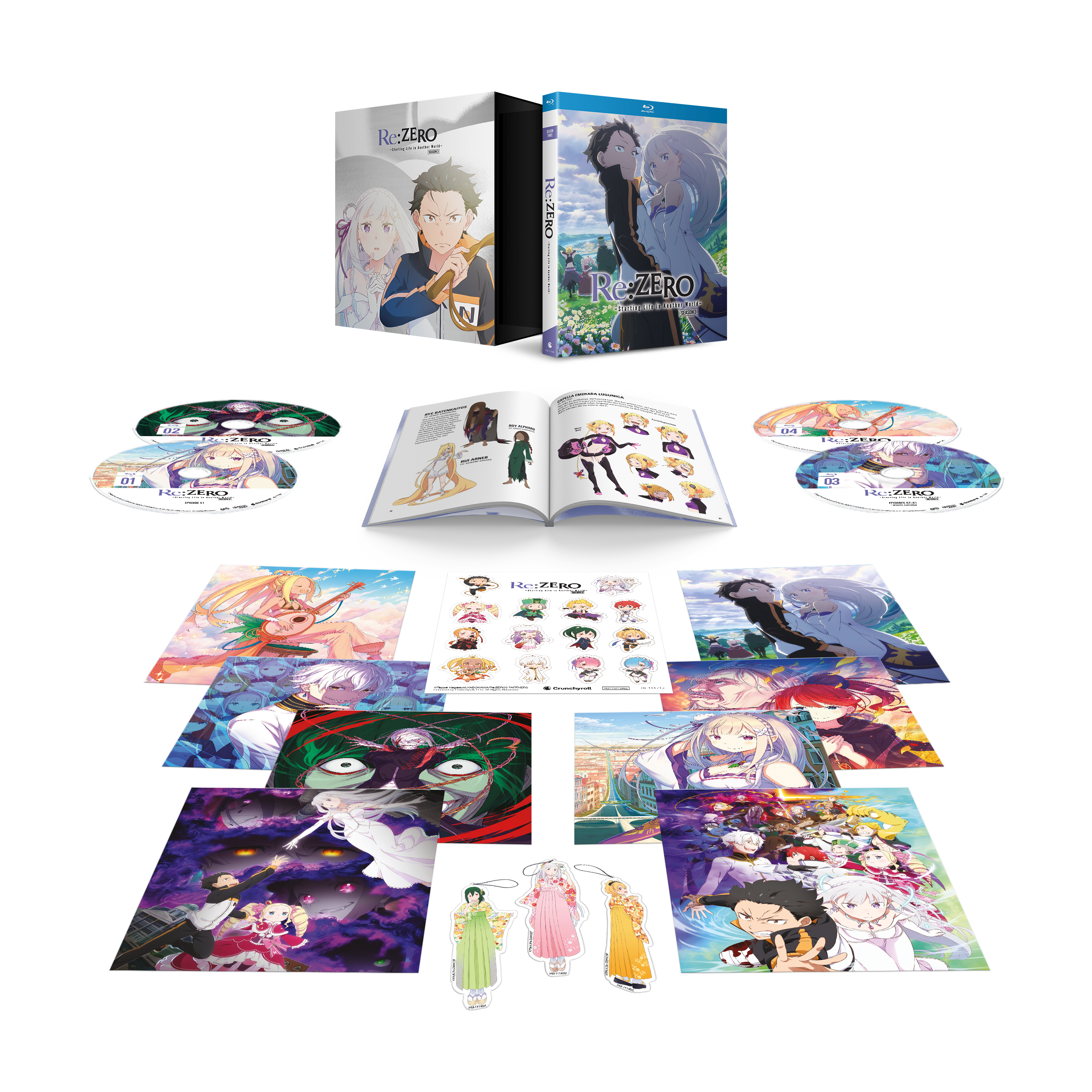 Re:ZERO -Starting Life in Another World- Season 3 - Blu-ray - Limited ...