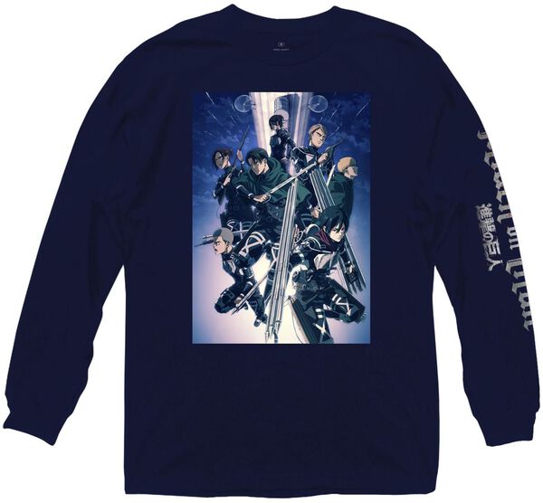 Attack on Titan - Scout Regiment Long Sleeve Shirt | Crunchyroll Store