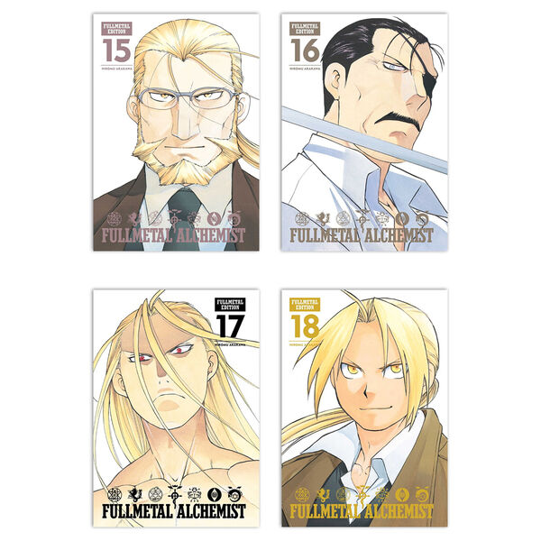 Fullmetal Alchemist Fullmetal Edition Manga Hardcover (15-18) Bundle ...
