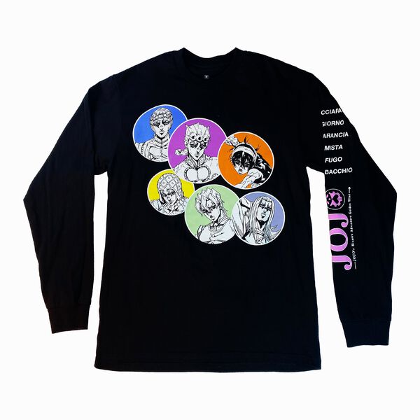 JoJo’s Bizarre Adventure - JoJo Stands Long Sleeve Shirt - Crunchyroll ...