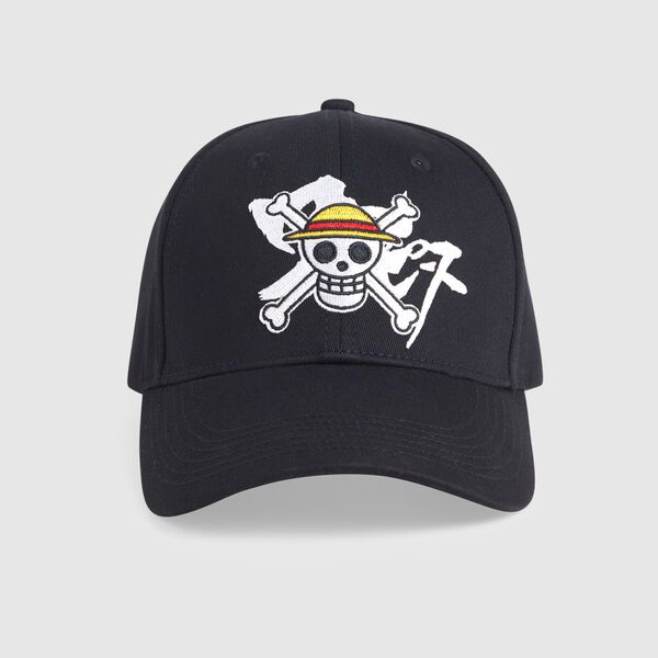 One Piece x Dim Mak - Straw Hats Black Cap | Crunchyroll Store