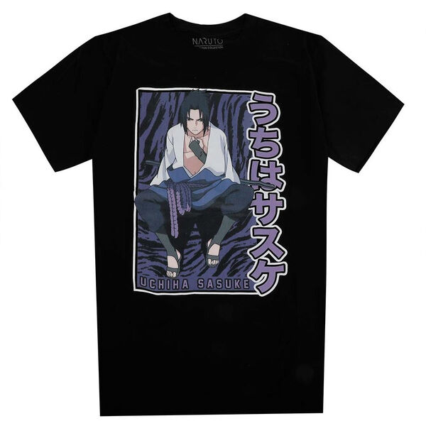 Naruto Shippuden - Sasuke Swirl T-Shirt | Crunchyroll Store