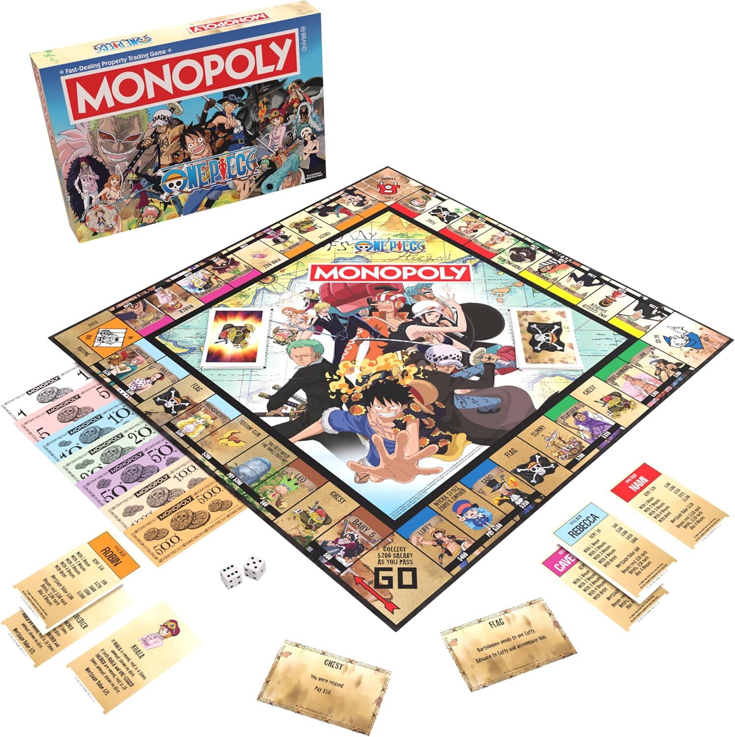 One Piece Monopoly Board Game | Crunchyroll Store
