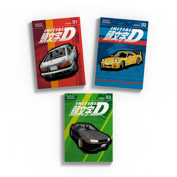 Initial D Manga Omnibus (1-3) Bundle | Crunchyroll Store