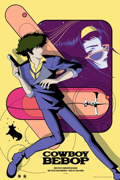 Cowboy Bebop - Cowboy Bebop Screenprint by Craig Drake - Crunchyroll ...