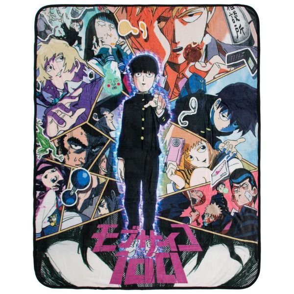 Mob Psycho - Collage Throw Blanket | Crunchyroll Store