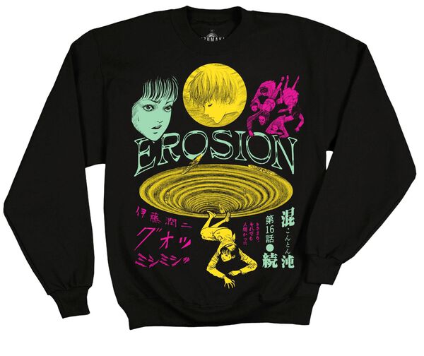 Junji Ito - Erosion Crew Sweatshirt - Crunchyroll Exclusive | Crunchyroll Store