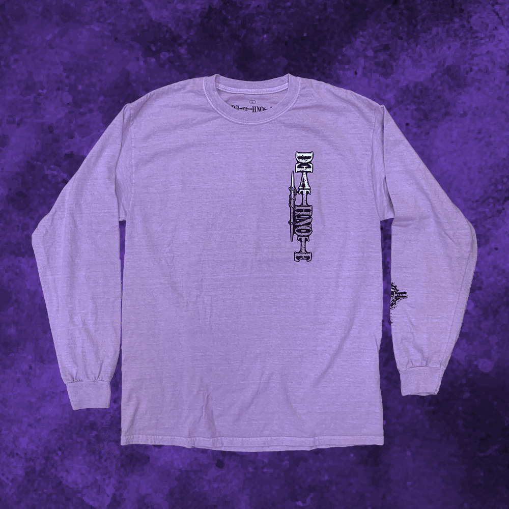 Death Note - L Light Ryuk Damask Frame Long Sleeve - Crunchyroll ...