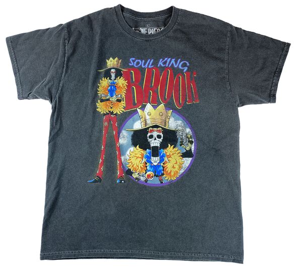 One Piece - Soul King Brook '90s T-shirt - Crunchyroll Exclusive ...