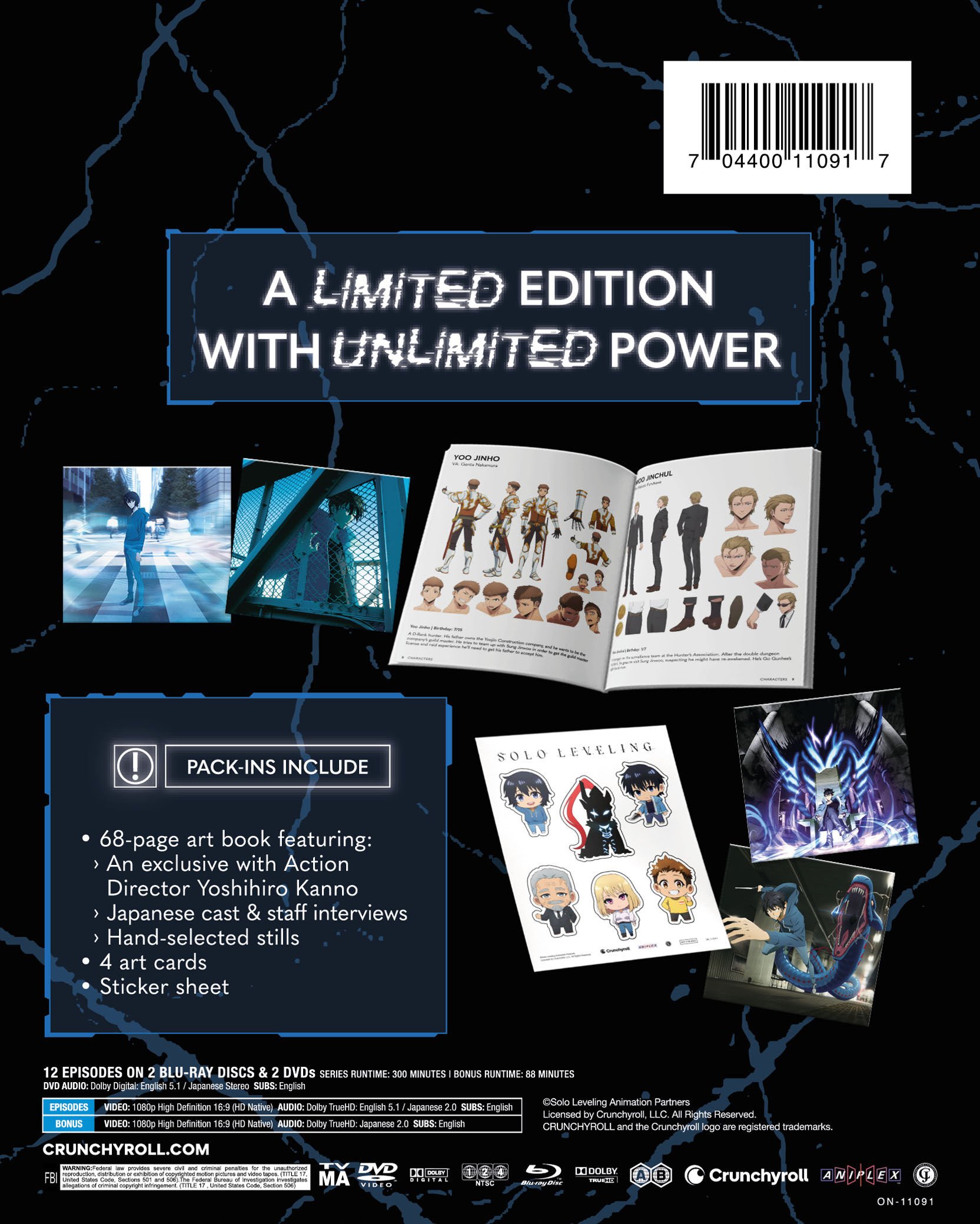 Solo Leveling - Season 1 - Blu-ray + DVD - Limited Edition ...