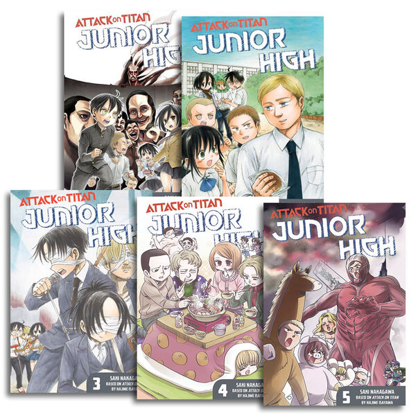 Attack on Titan Junior High Manga Omnibus (1-5) Bundle | Crunchyroll Store