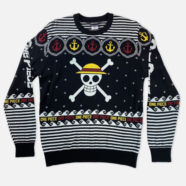 One Piece - Straw Hat Pirates Holiday Sweater | Crunchyroll Store