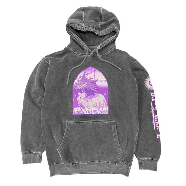 Death Note - L Light Ryuk Church Pane Chains Hoodie - Crunchyroll ...