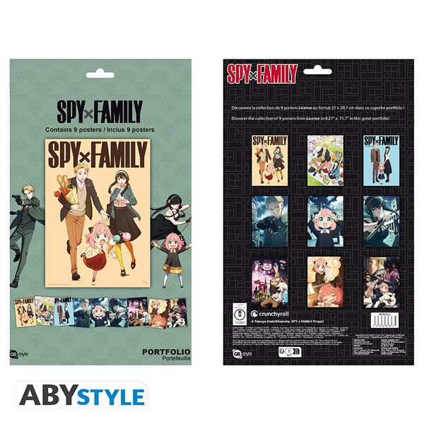 SPY X FAMILY Portfolio 9 posters Characters | Crunchyroll Store