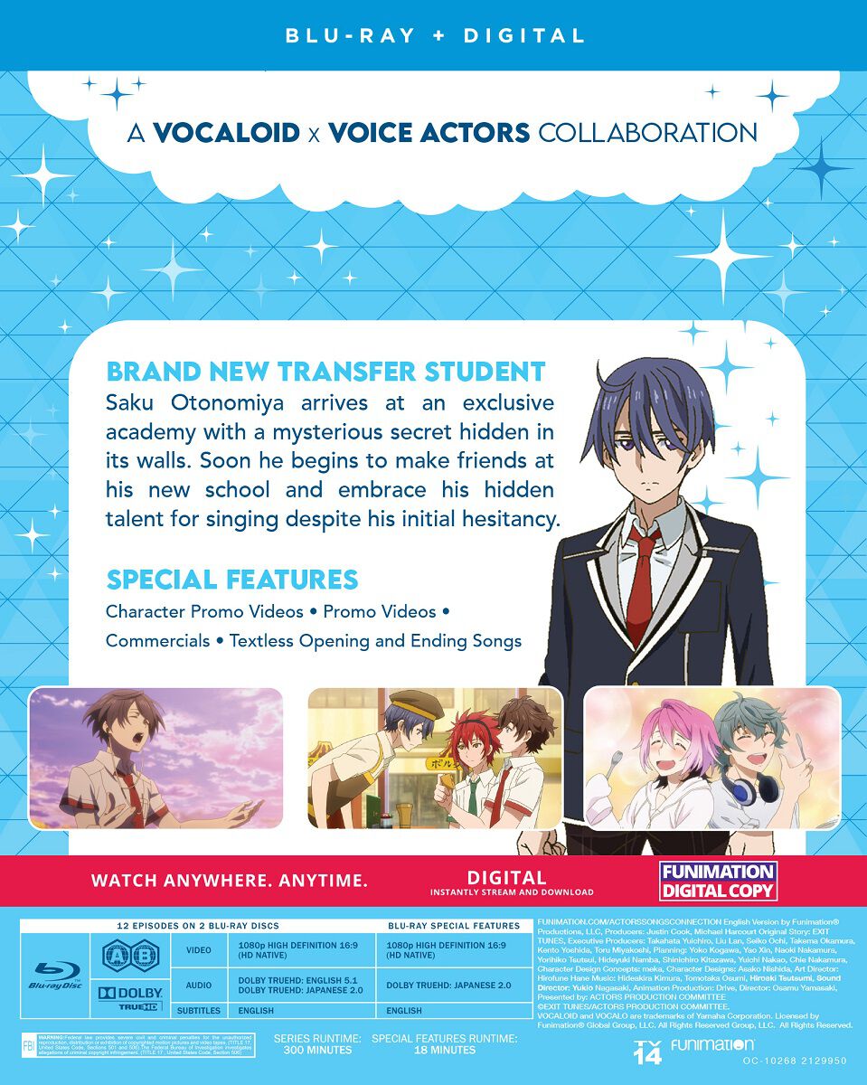 Actors: Songs Connection - The Complete Series - Blu-ray | Crunchyroll ...