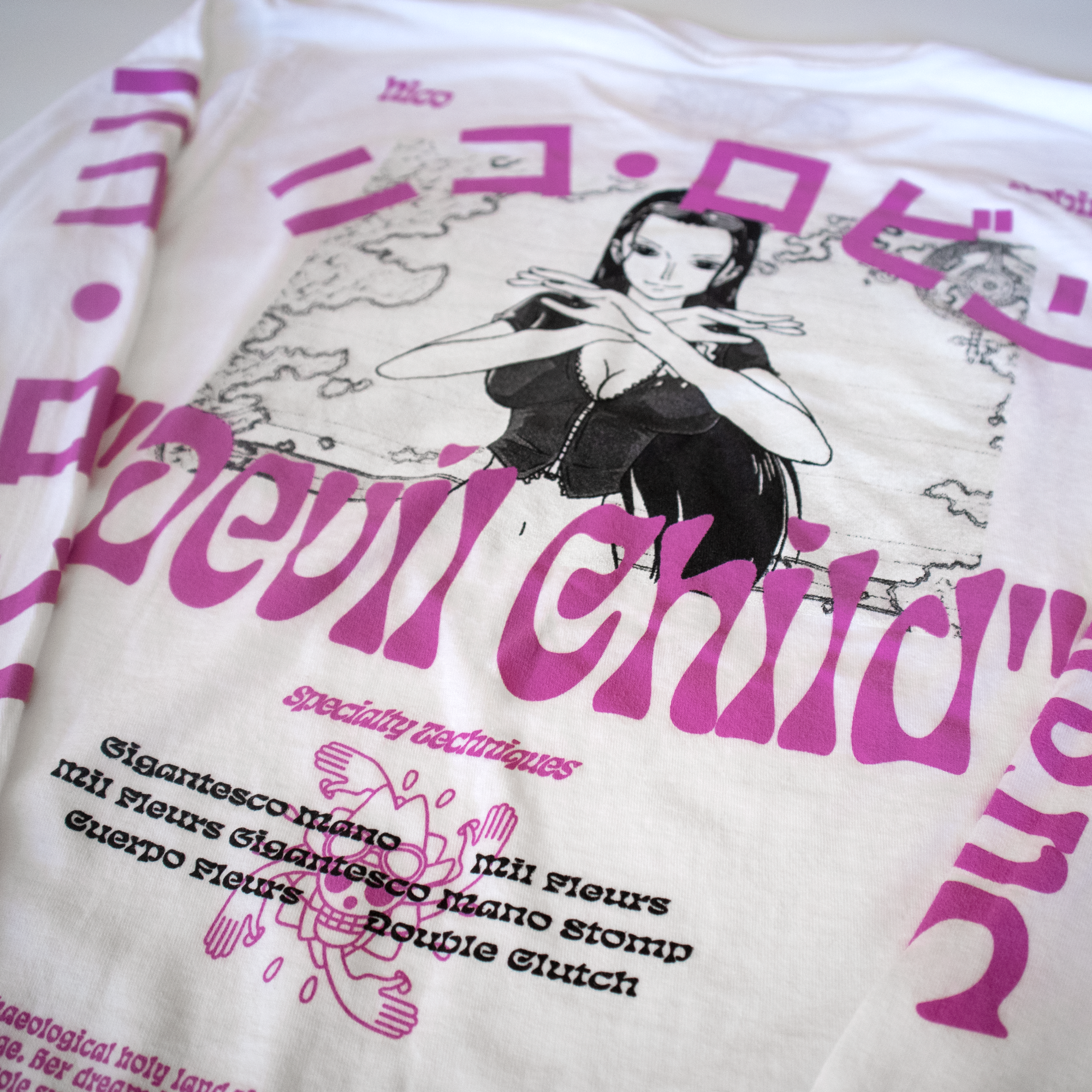 One Piece - Nico Robin Devil Child Long Sleeve Shirt - Crunchyroll ...