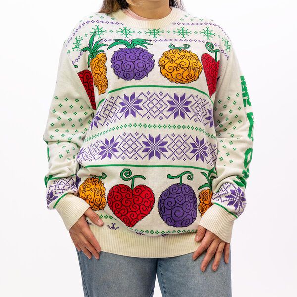 One Piece - Devil Fruit Holiday Sweater - Crunchyroll Exclusive ...