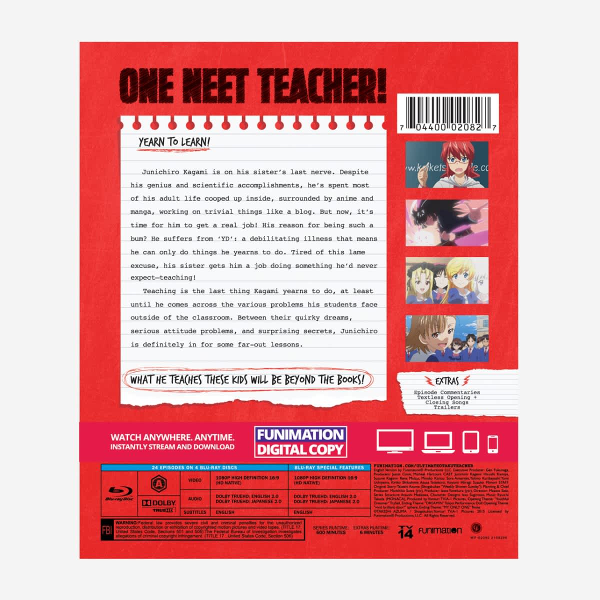 Ultimate Otaku Teacher - The Complete Series - Blu-ray | Crunchyroll Store