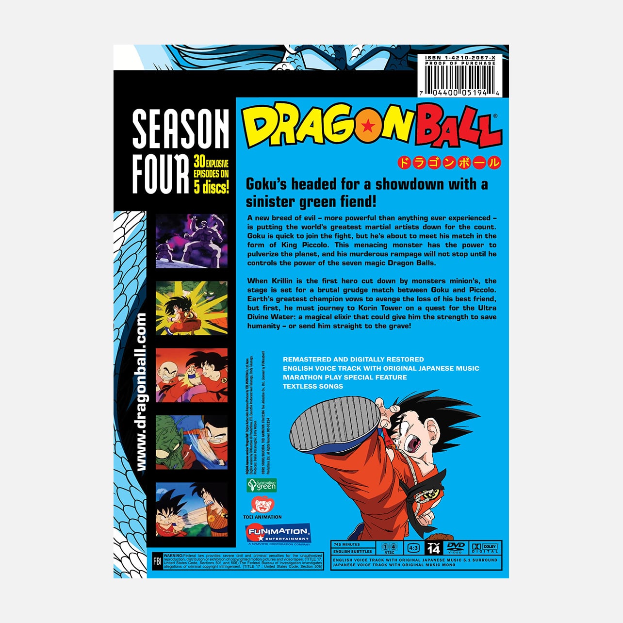 Dragon Ball - Season 4 - DVD | Crunchyroll store