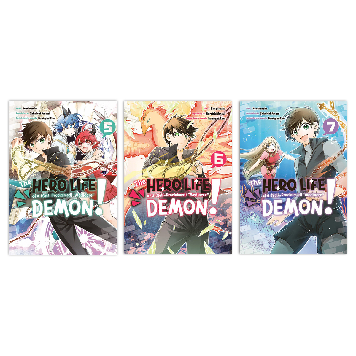 The Hero Life of a (Self-Proclaimed) Mediocre Demon! Manga (5-7) Bundle ...