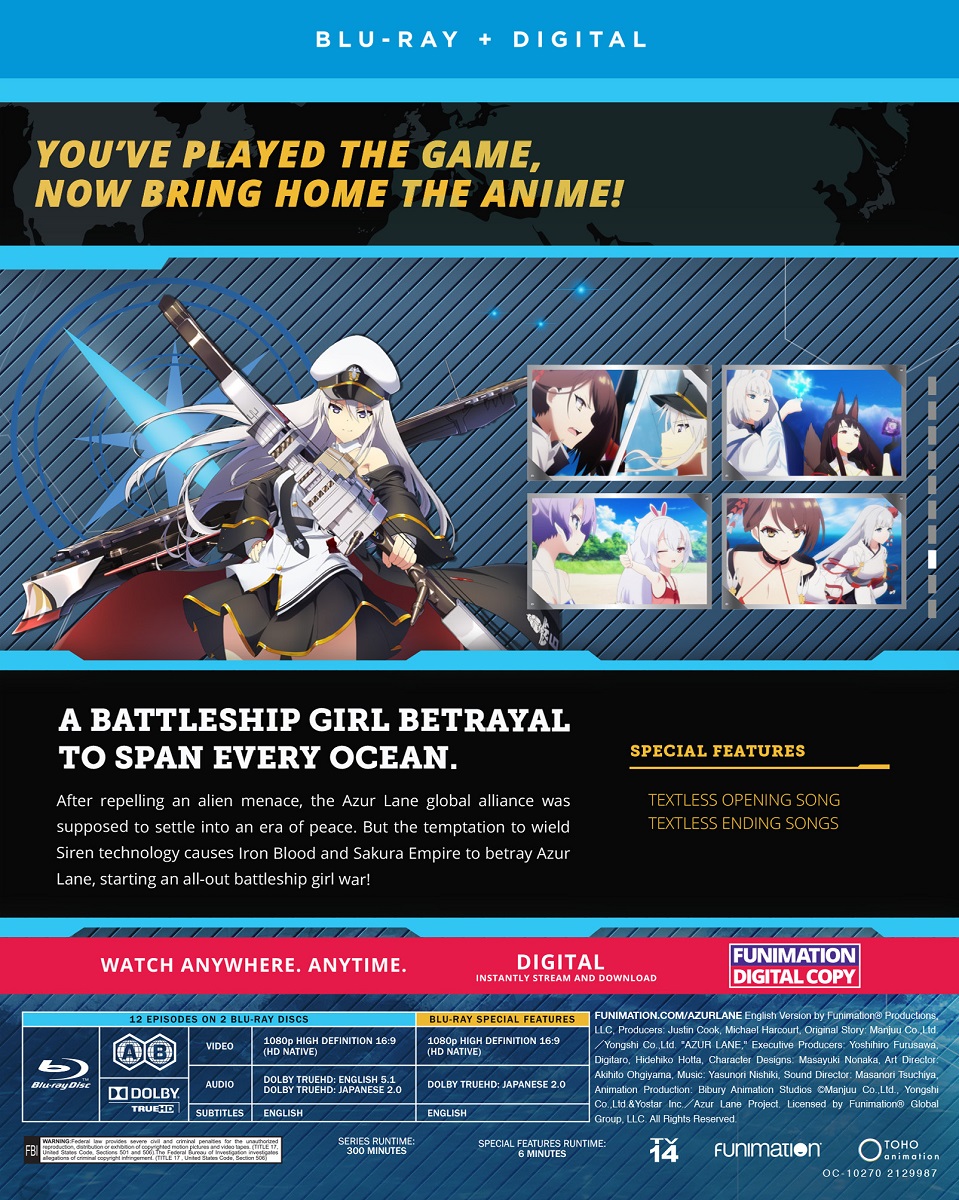 AZUR LANE - The Complete Series - Blu-ray | Crunchyroll Store