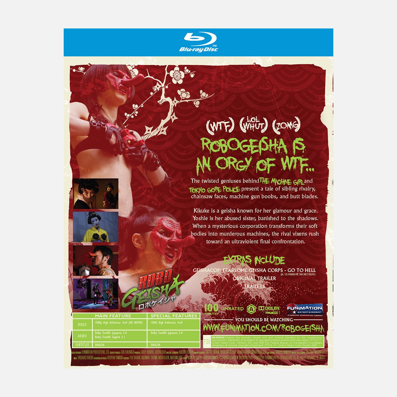 Robogeisha - Live Action Movie - Blu-Ray | Crunchyroll store