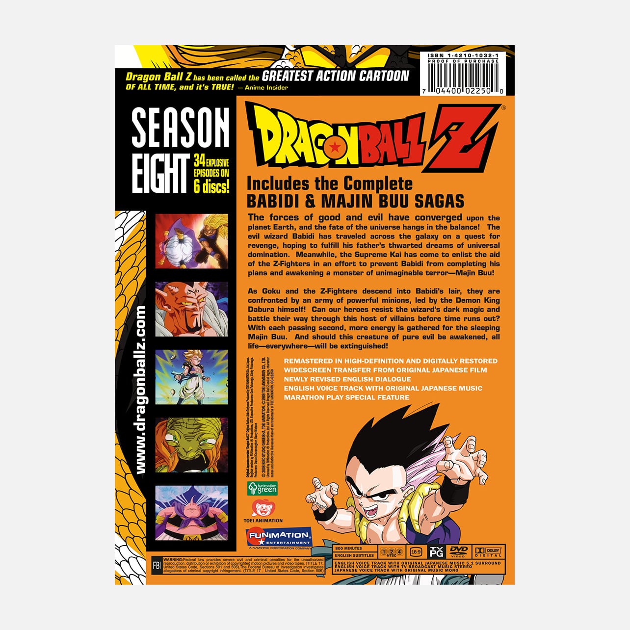 Dragon Ball Z - Season 8 - DVD | Crunchyroll store