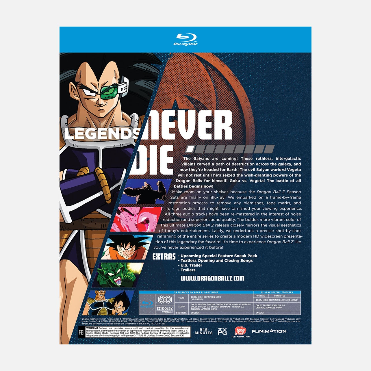 Dragon Ball Z - Season 1 - Blu-ray | Crunchyroll store