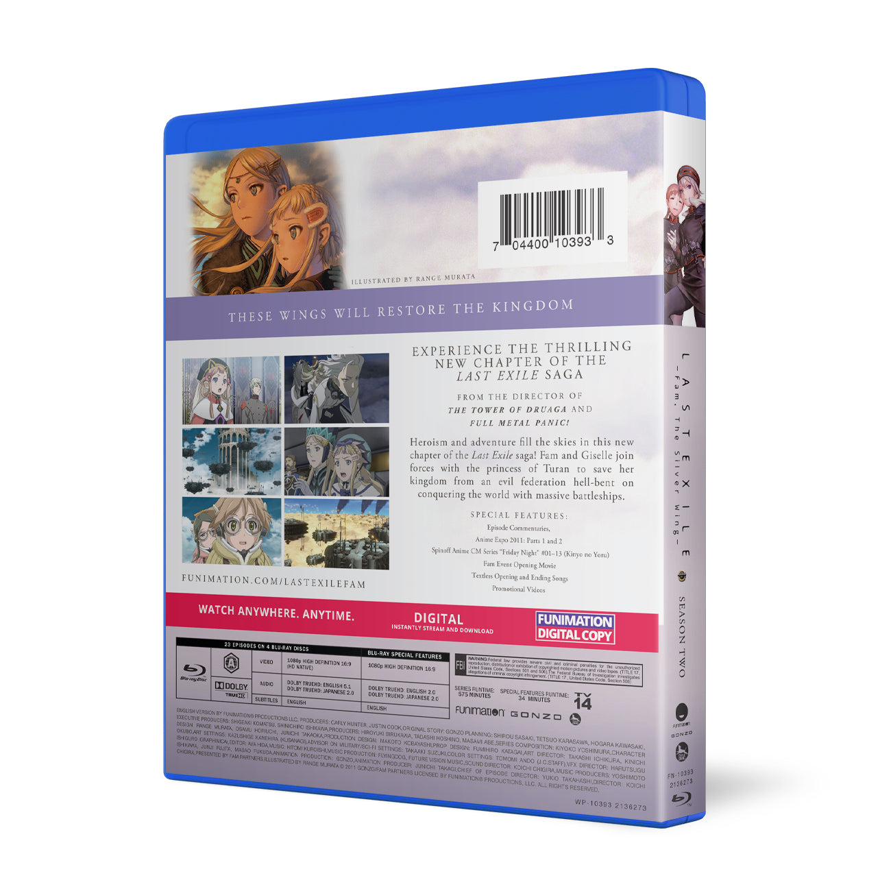 Last Exile - Fam The Silver Wing - Season 2 - Essentials - Blu-ray ...