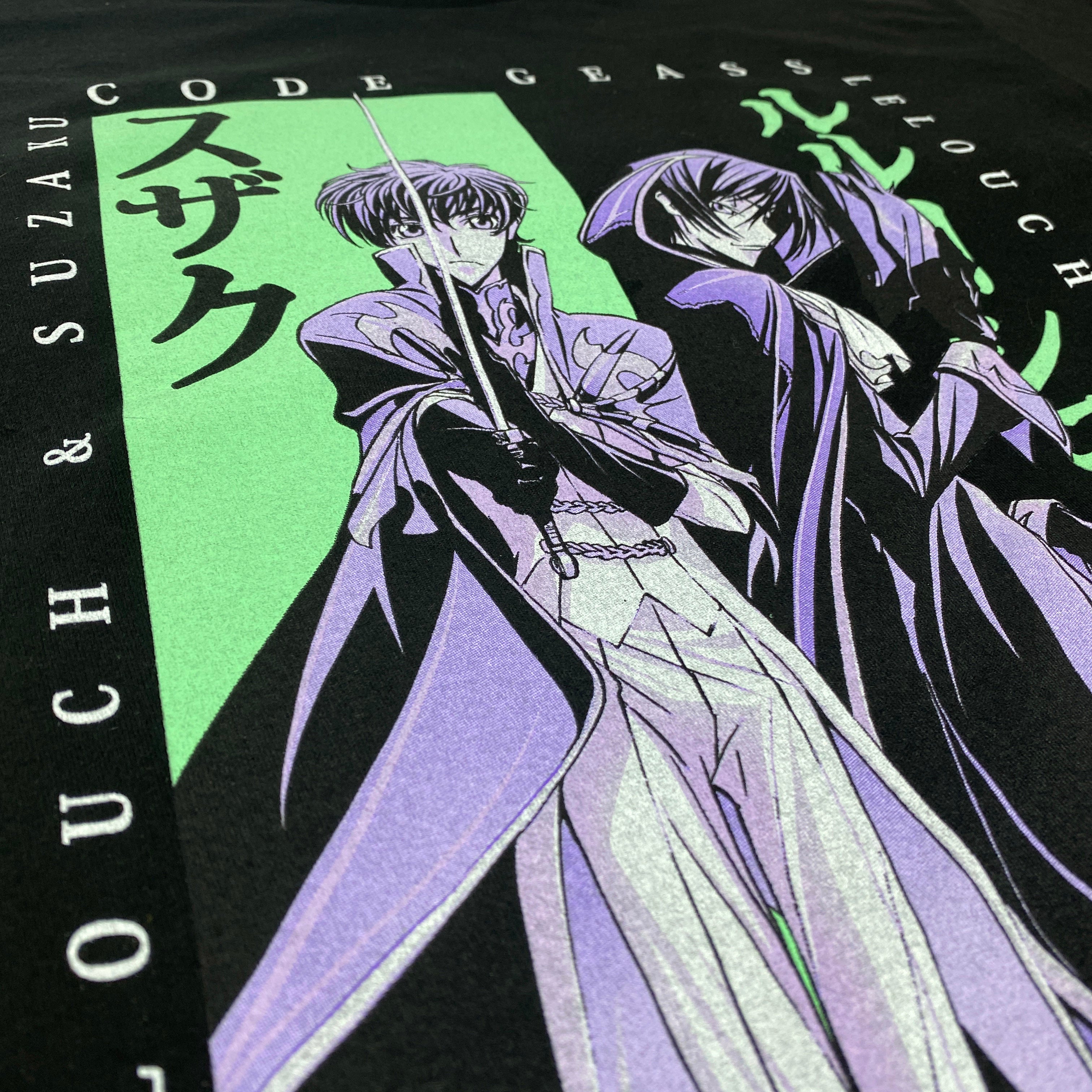 Code Geass - Lelouch Suzaku Split T-Shirt | Crunchyroll store