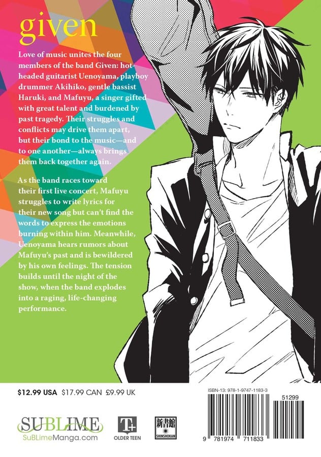 Given Manga Volume 2 | Crunchyroll Store