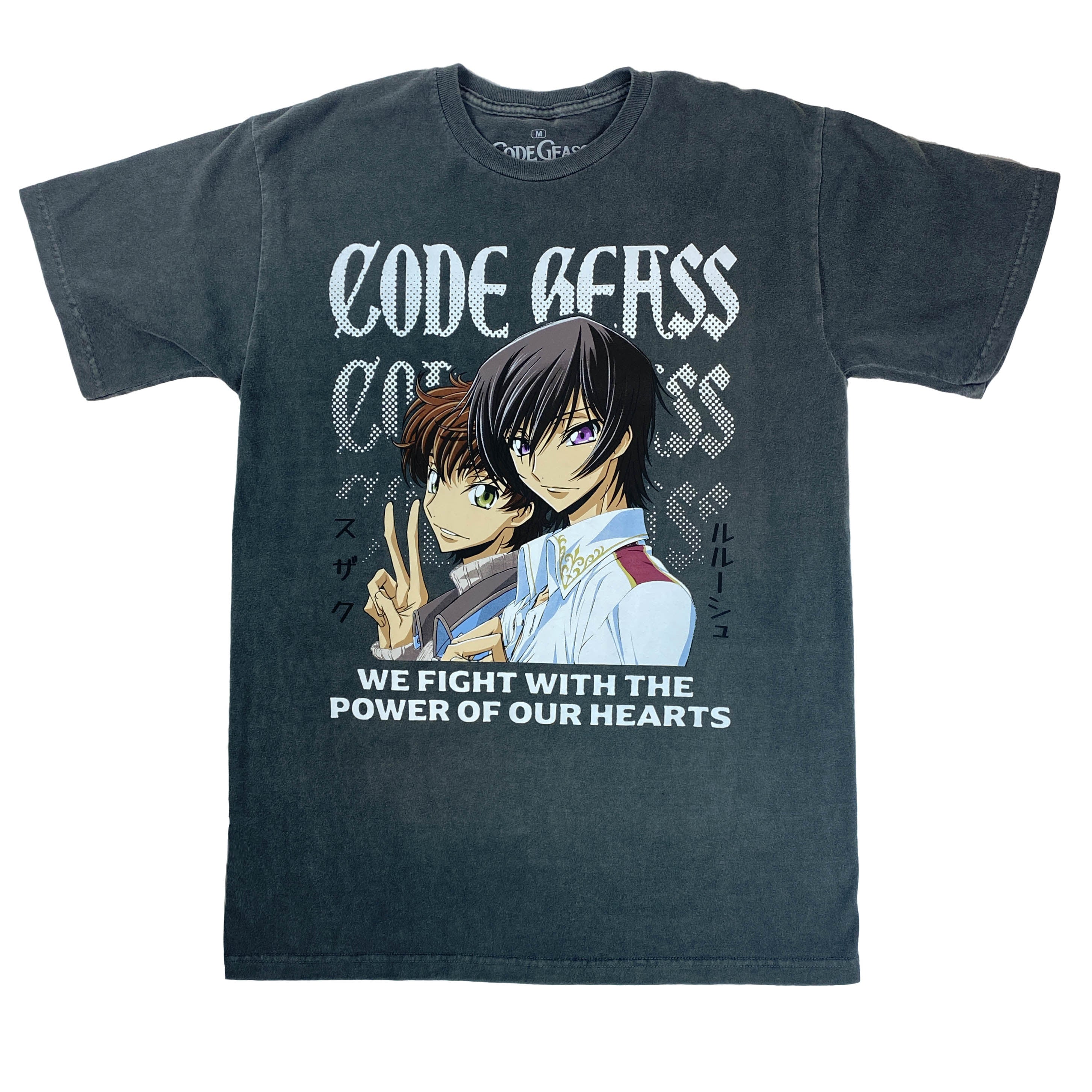 Code Geass - Lelouch Suzaku Power of Hearts T-Shirt - Crunchyroll ...