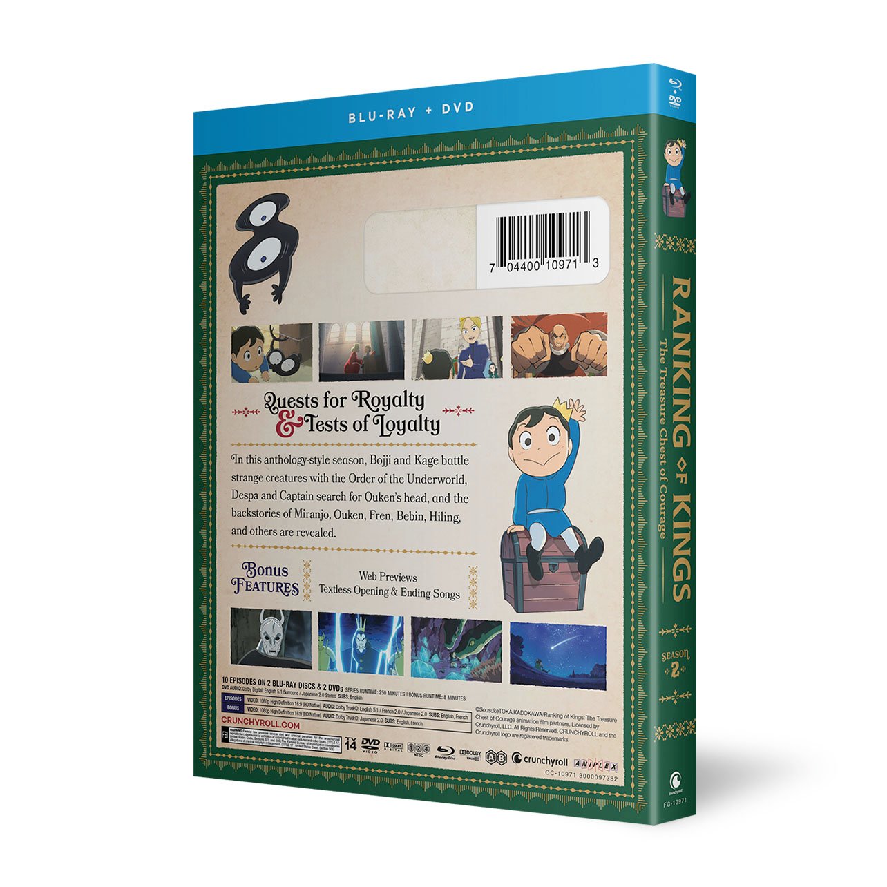 Ranking of Kings: The Treasure Chest of Courage - Season 2 - Blu-ray ...