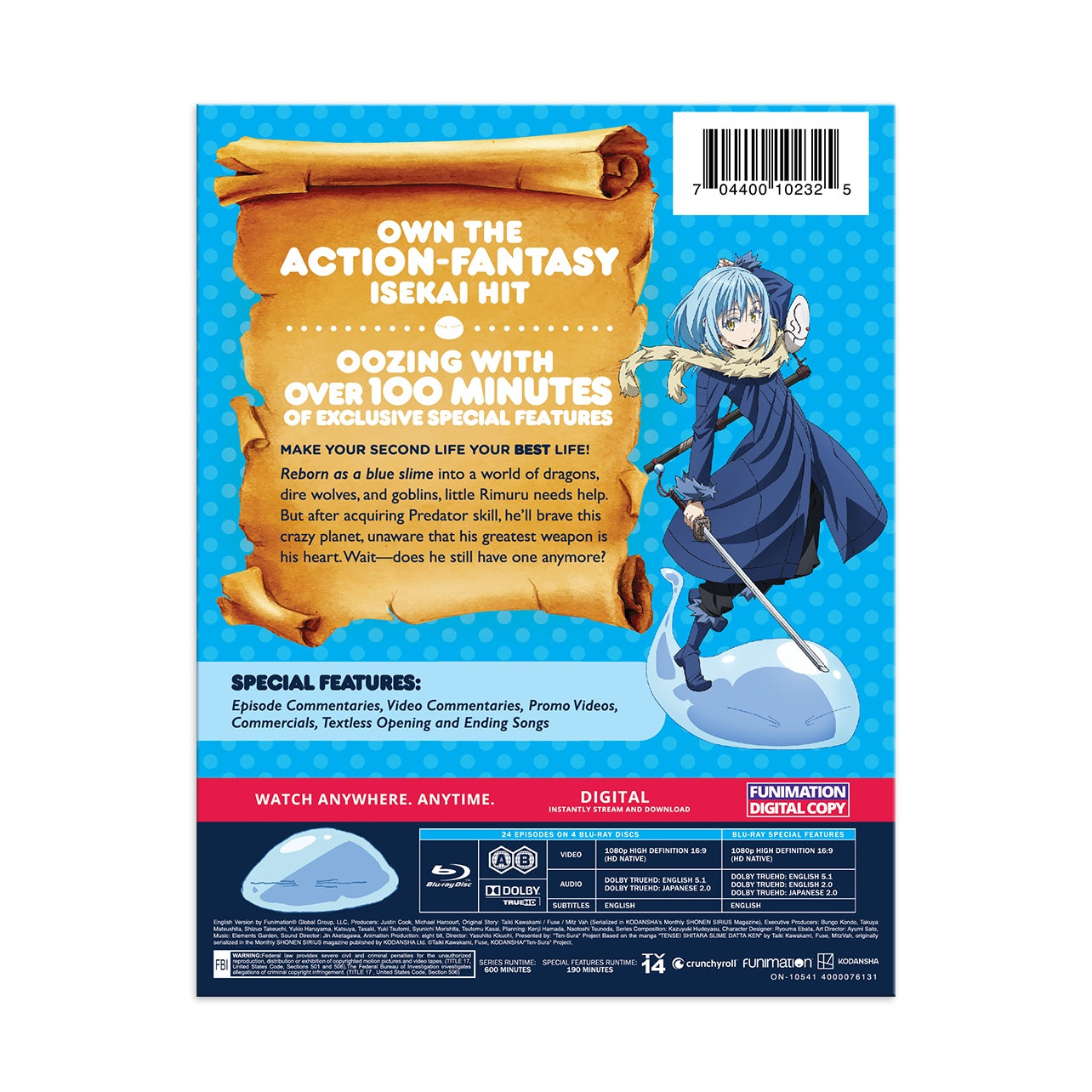 That Time I Got Reincarnated as a Slime - Season 1 - SteelBook - Blu ...