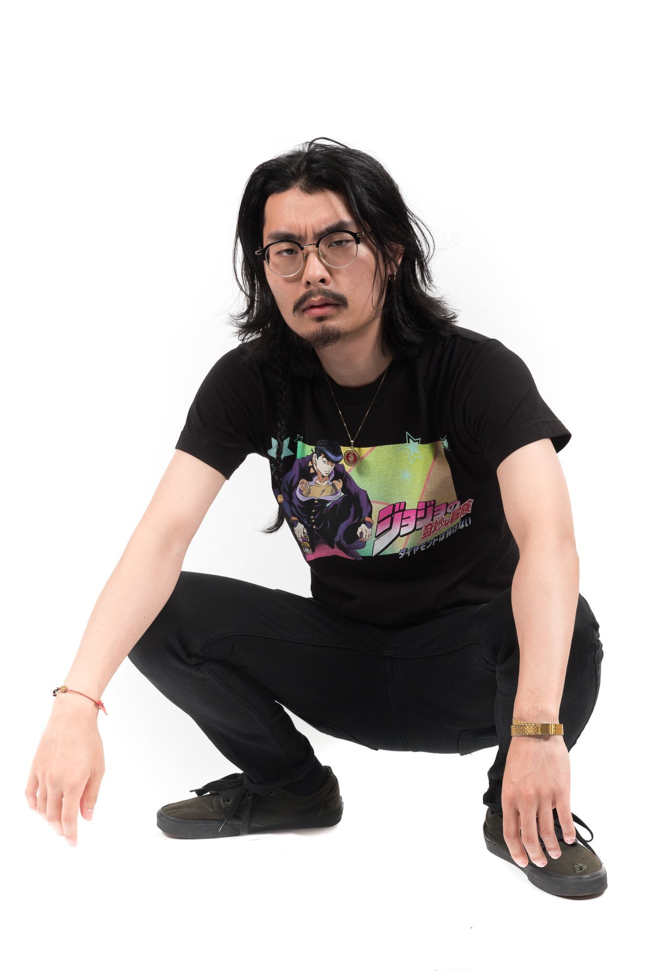 JoJo's Bizarre Adventure - Josuke Crouch T-Shirt | Crunchyroll Store