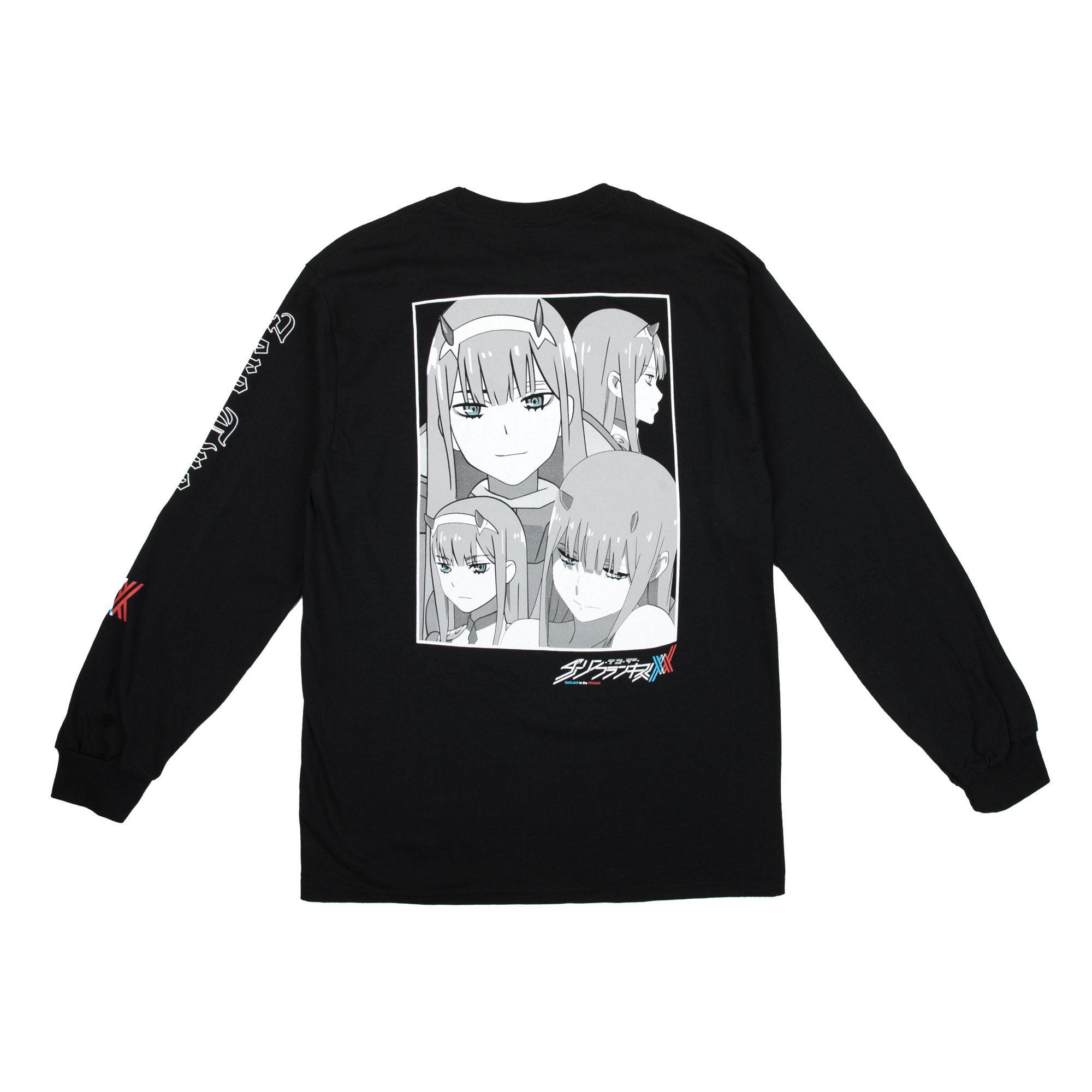 DARLING in the FRANXX - Zero Two Faces Long Sleeve - Crunchyroll ...