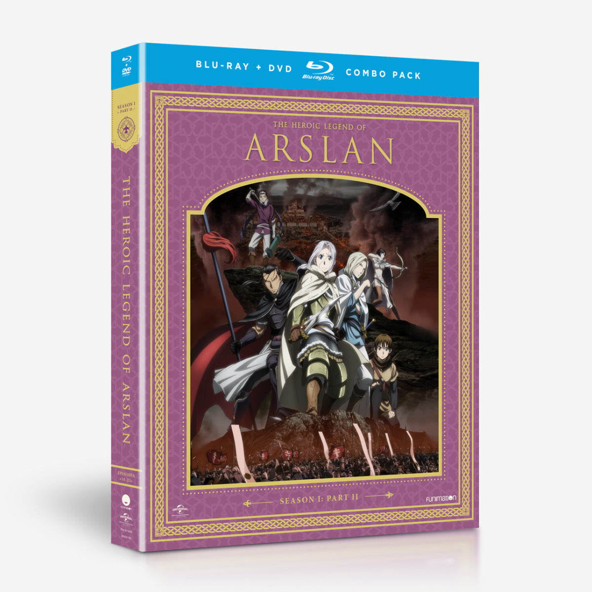 The Heroic Legend of Arslan - Season 1 Part 2 - Blu-ray + DVD ...