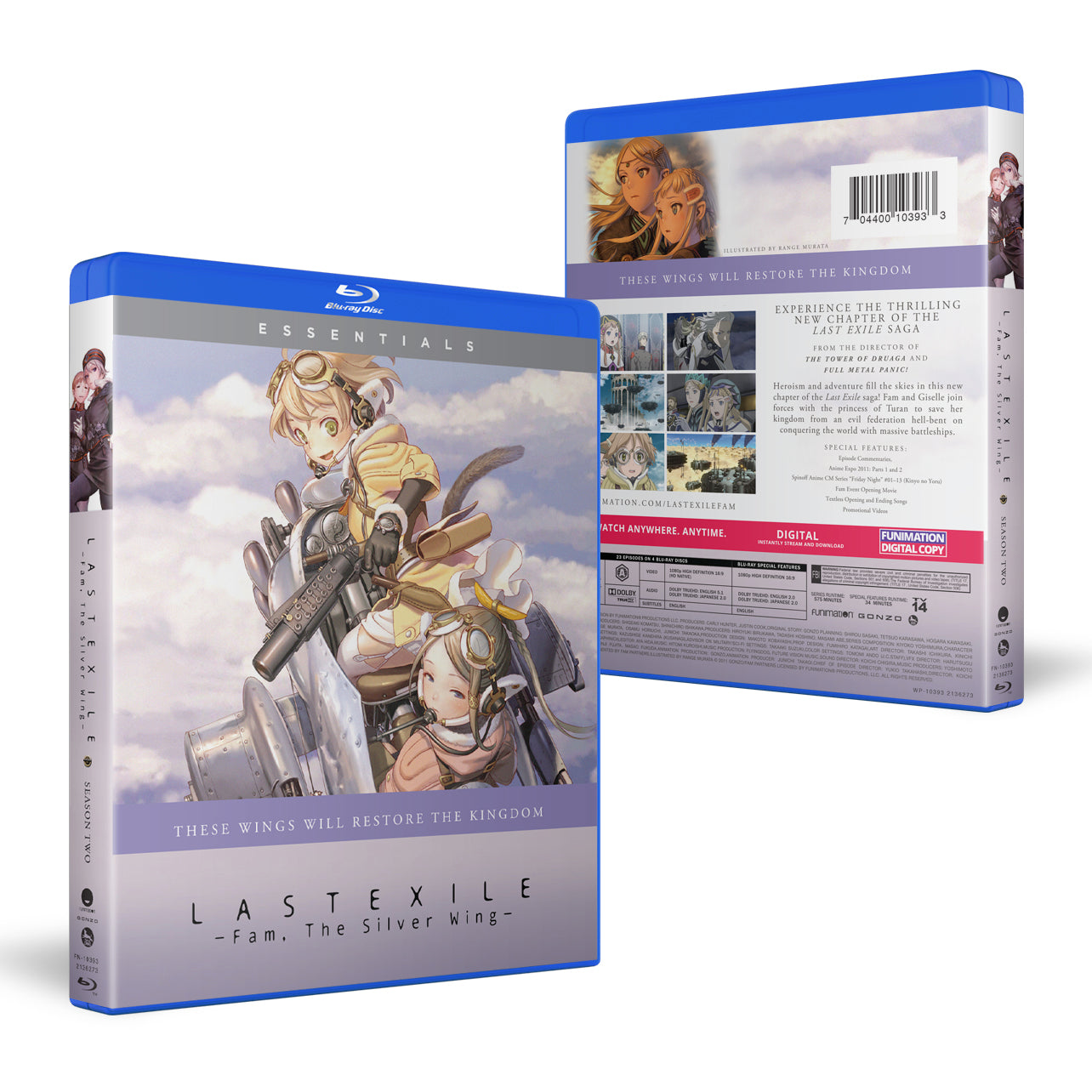 Last Exile - Fam The Silver Wing - Season 2 - Essentials - Blu-ray ...
