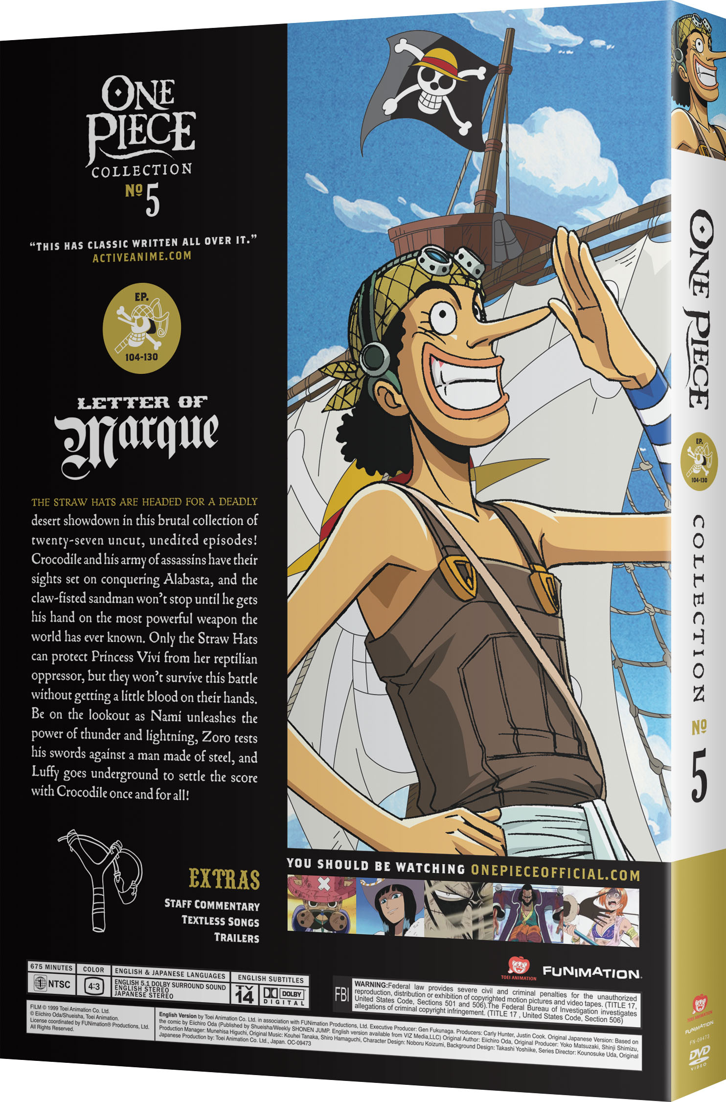 One Piece - Collection 5 - DVD | Crunchyroll Store