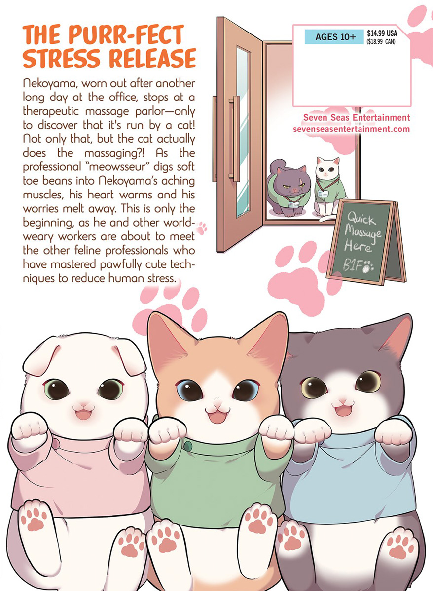 Cat Massage Therapy Manga Volume 1 (Color) | Crunchyroll Store