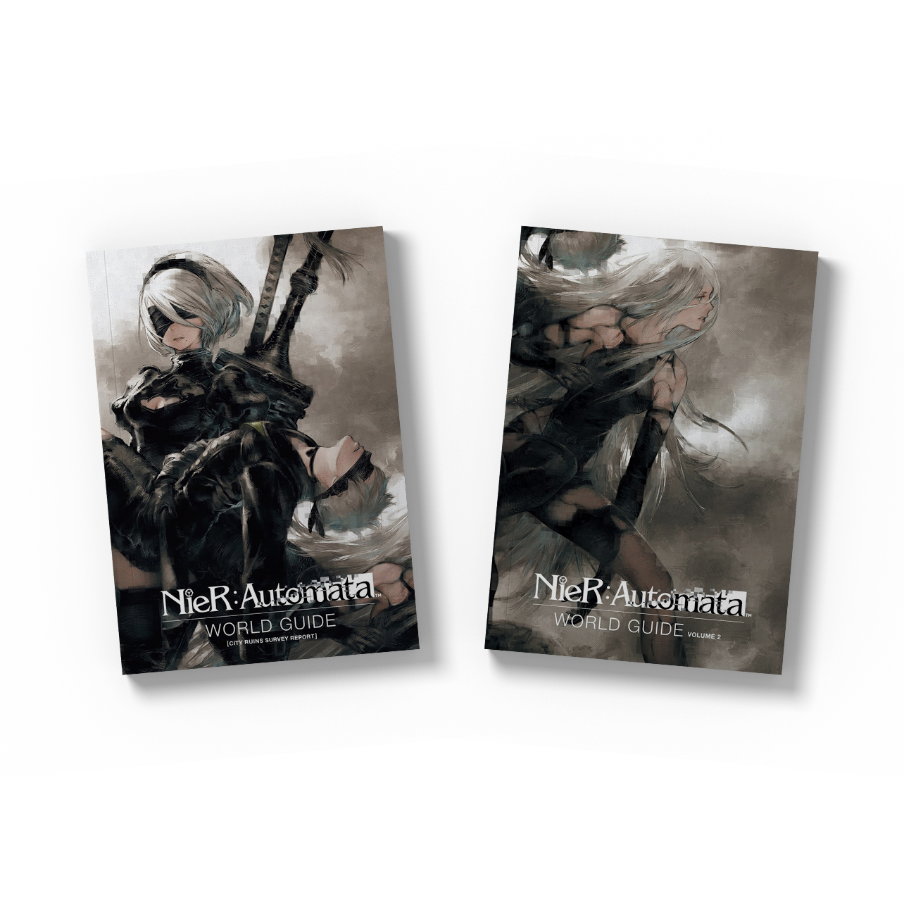 NieR: Automata World Guide Art Book Hardcover (1-2) Bundle ...