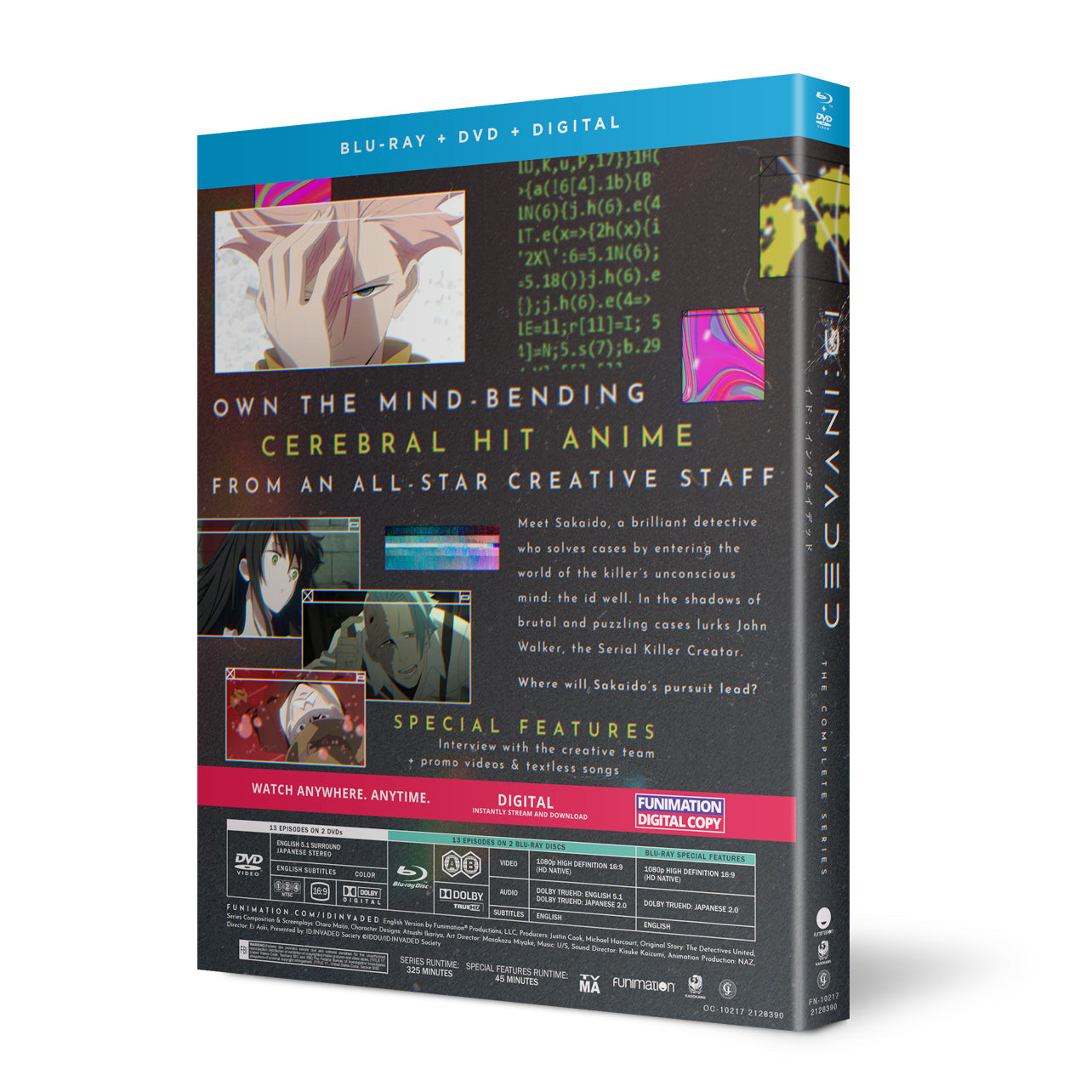 ID: INVADED - The Complete Series - Blu-ray + DVD | Crunchyroll store
