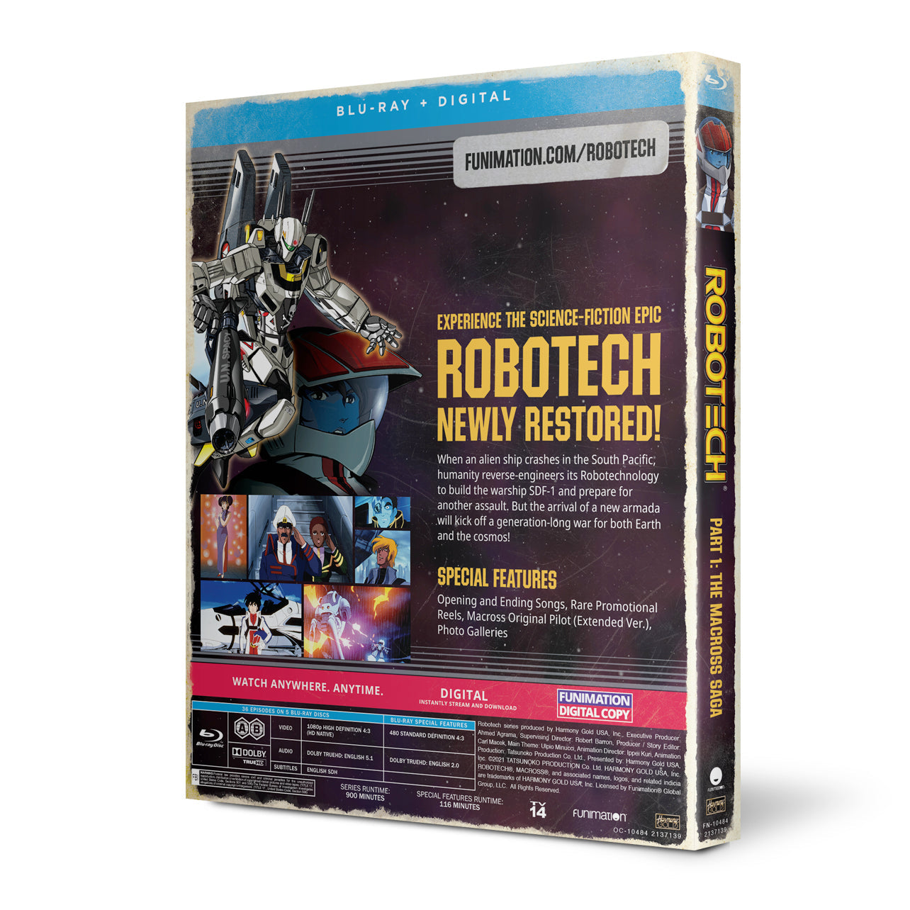 Robotech - Part 1 (The Macross Saga) - Blu-ray | Crunchyroll store