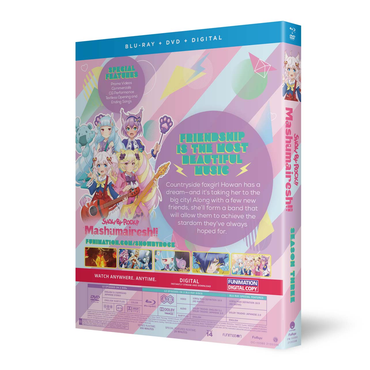 Show By Rock!! Mashumairesh!! - The Complete Series - Blu-ray + DVD ...