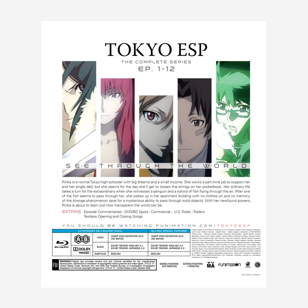 Tokyo ESP - The Complete Series - Essentials - Blu-ray | Crunchyroll store