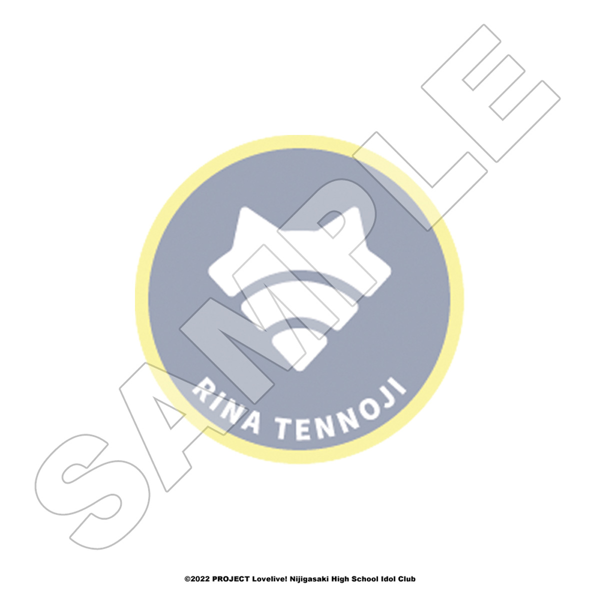 Rina Tennoji Love Live! Nijigasaki High School Idol Club Icon Patch ...