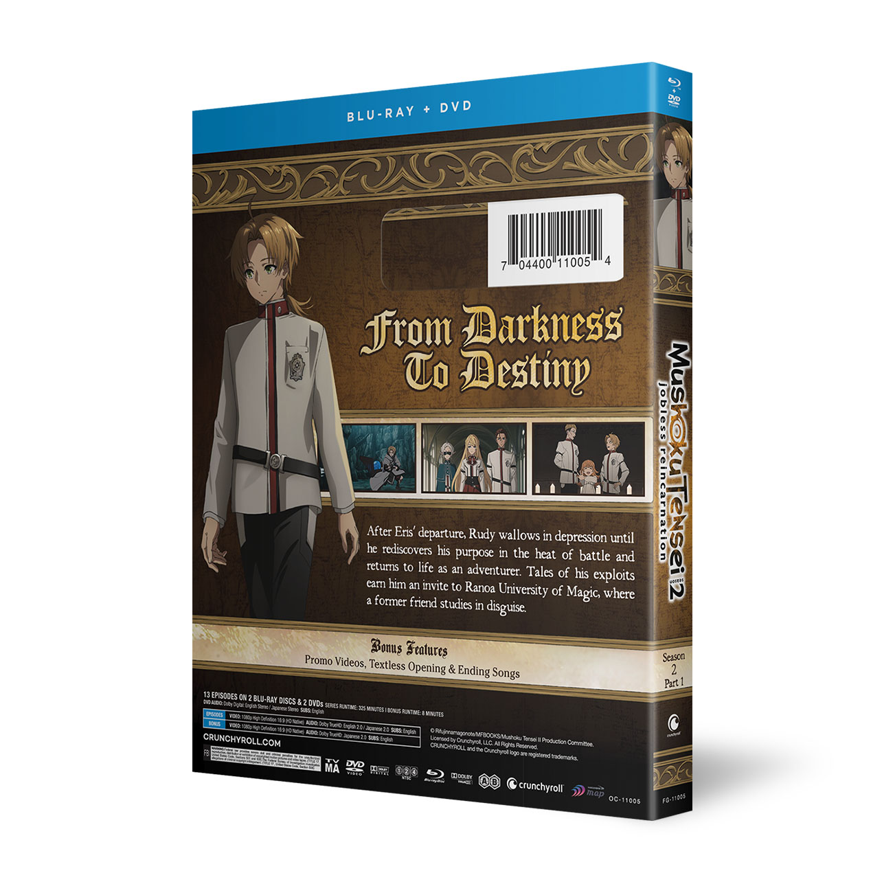 Mushoku Tensei: Jobless Reincarnation - Season 2 Part 1 - Blu-ray + DVD ...