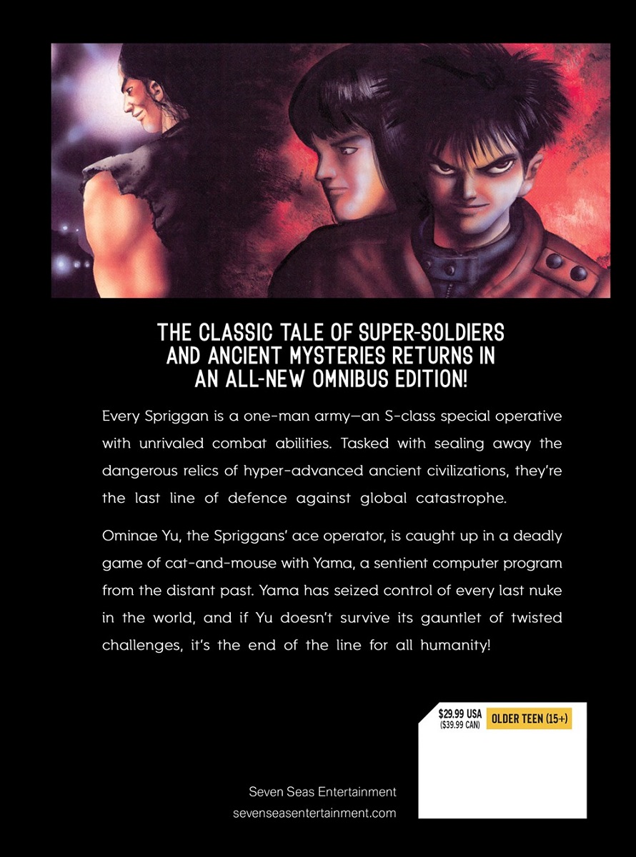 SPRIGGAN Deluxe Edition Manga Omnibus Volume 3 | Crunchyroll Store