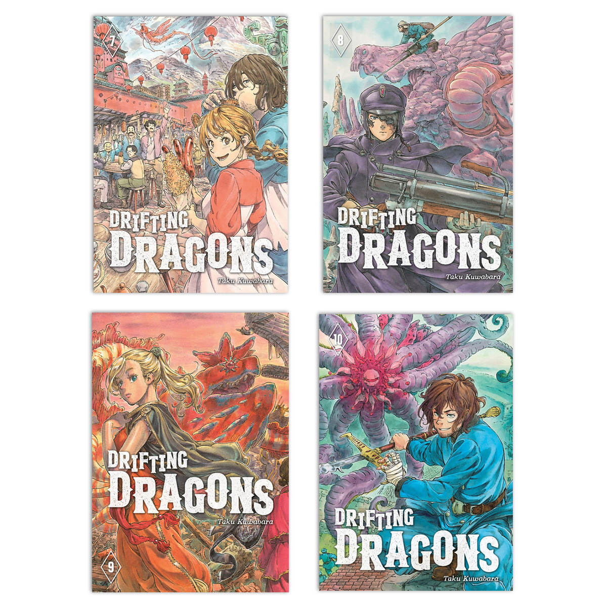 Drifting Dragons Manga (7-10) Bundle | Crunchyroll Store