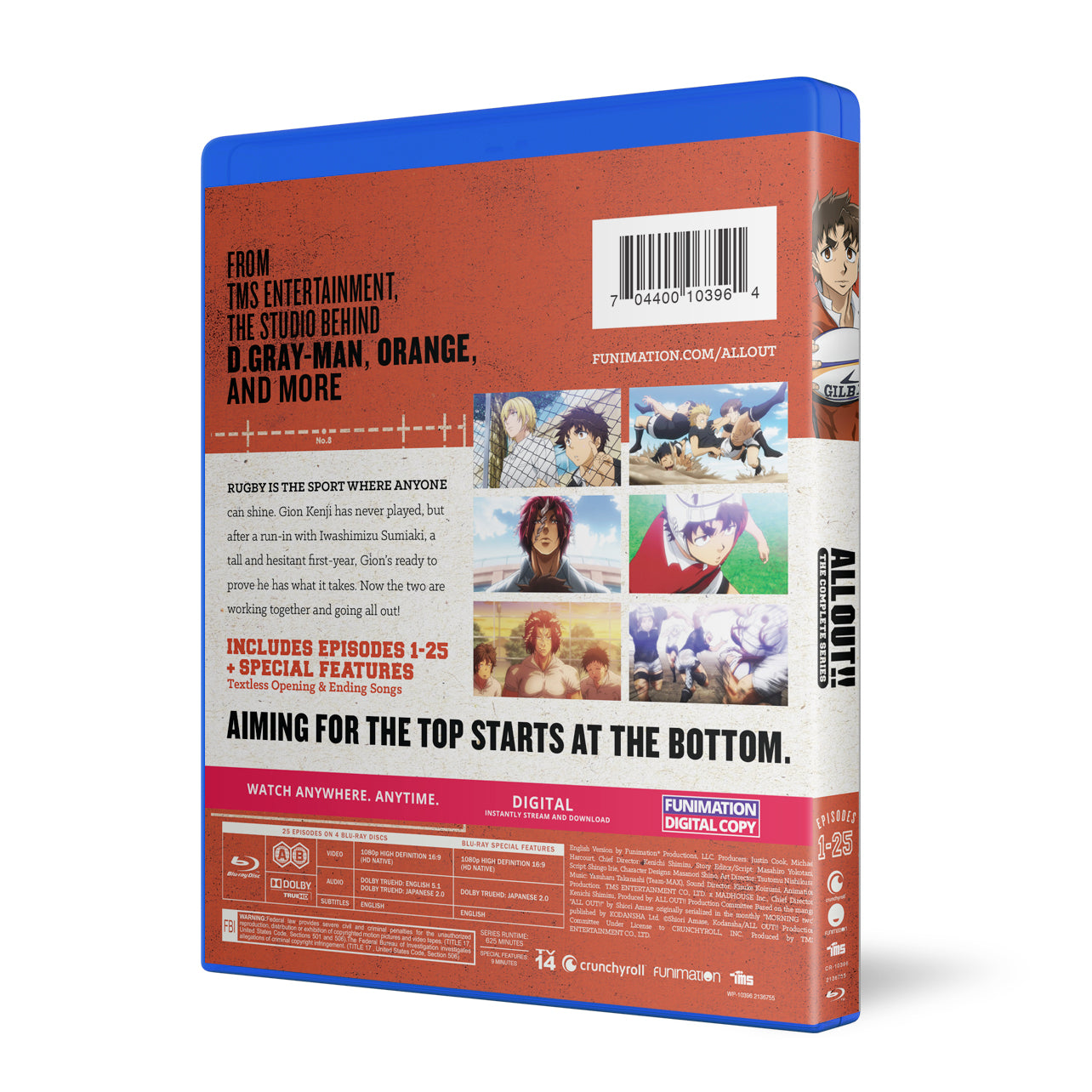 ALL OUT!! - The Complete Series - Essentials - Blu-ray | Crunchyroll store